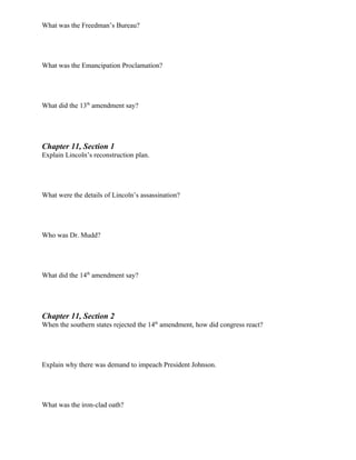 Chapter 10 & 11 | DOC