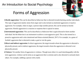 Chapter 10 Aggression | PPTX