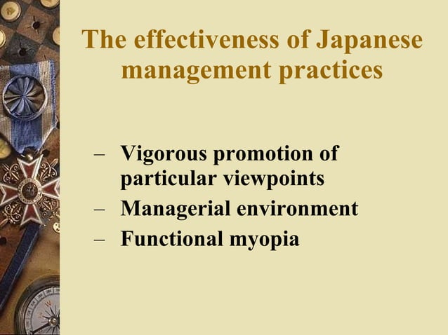 Chapter 10a japanese management approaches | PPT | Business | Business ...