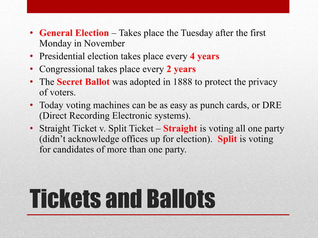Chapter 10 and 11 electoral process | PPT