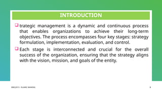CHAPTER 10 AND 11 – STRATEGY FORMULATION IMPLEMENTATION EVALUATION AND ...