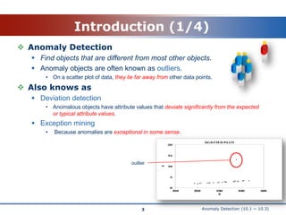 Chapter 10 Anomaly Detection | PPT