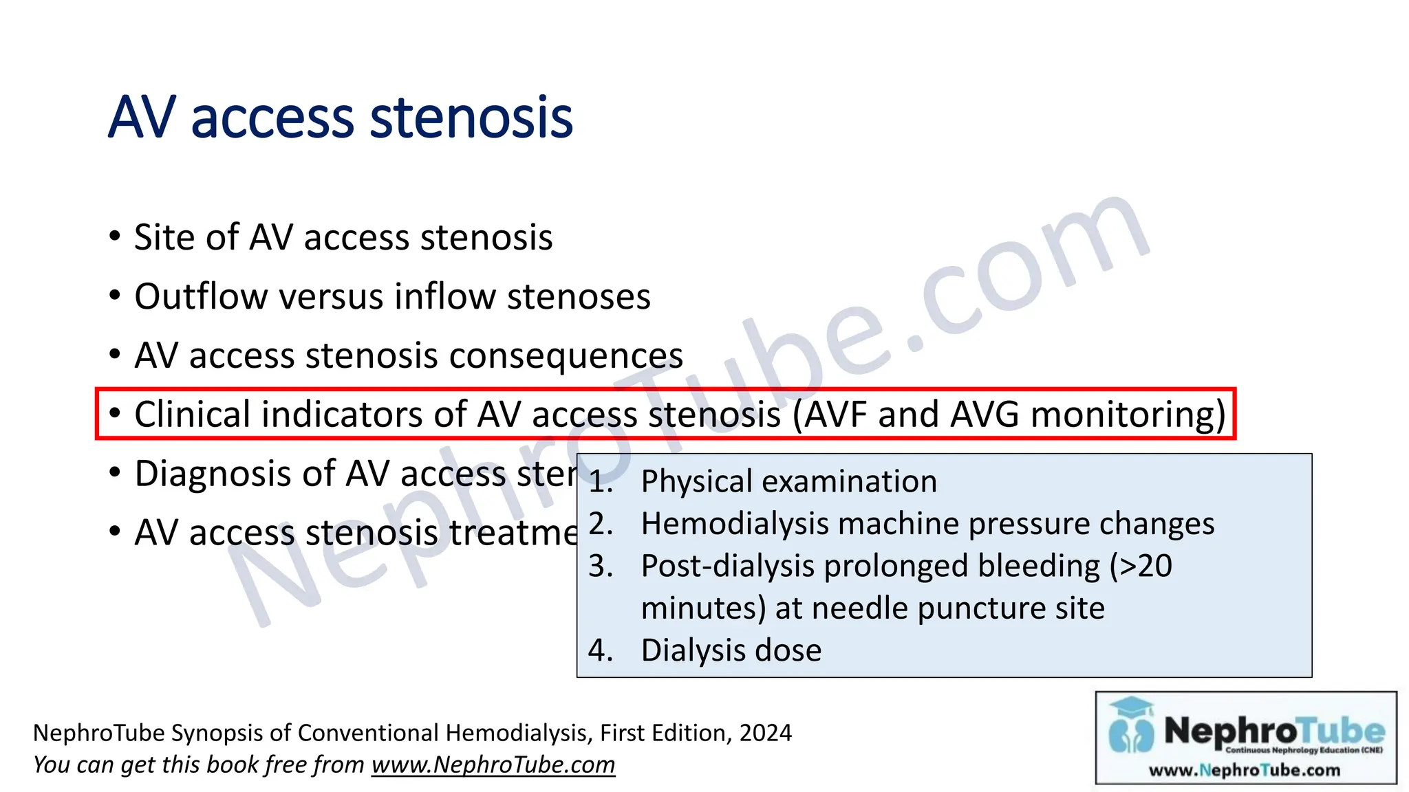 Hemodialysis: Chapter 10, AVF and AVG - Complications (Diagnosis and ...