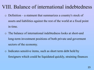 Chapter 10 balance of payment | PPTX