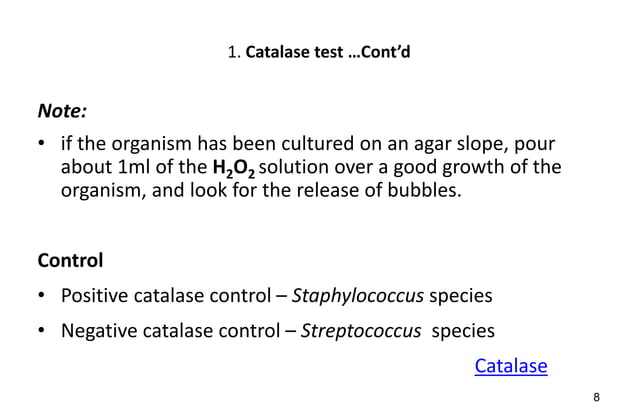Chapter 10 Biochemical tests.pptx bacteriology | PPT