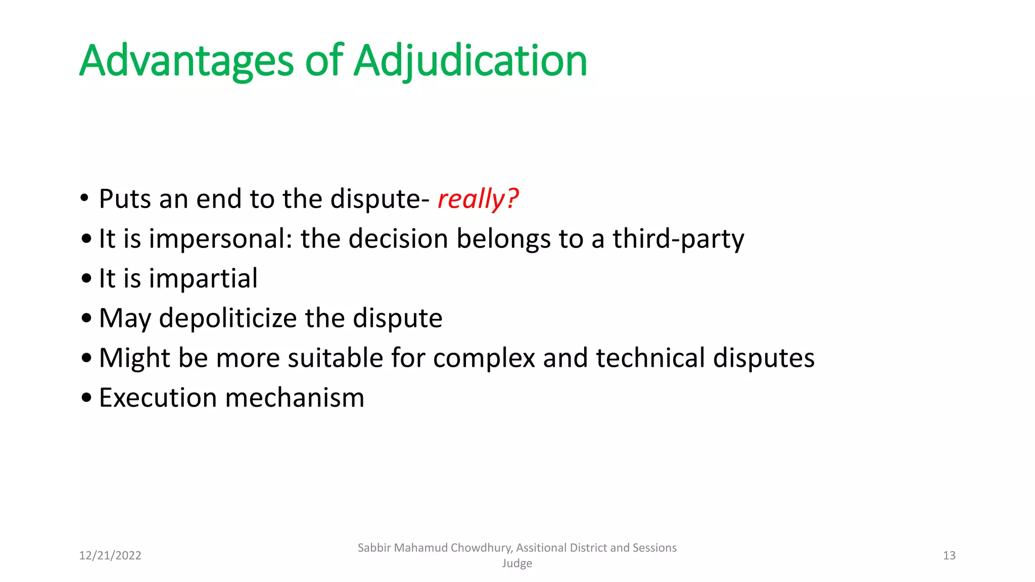 Chapter 10 Commercial Dispute Resolution Revised.pptx