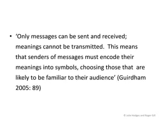 Chapter 10 communication and change | PPTX | Computer Networking ...