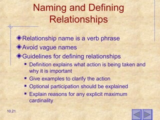 Chapter10 conceptual data modeling | PPT