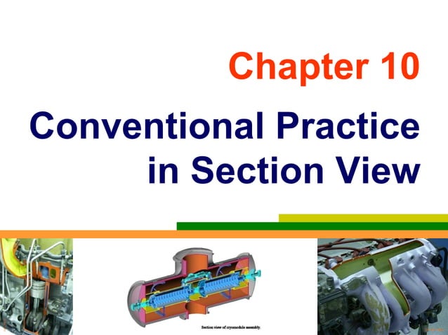 Engineering Drawing: Chapter 10 convention in section | PPT