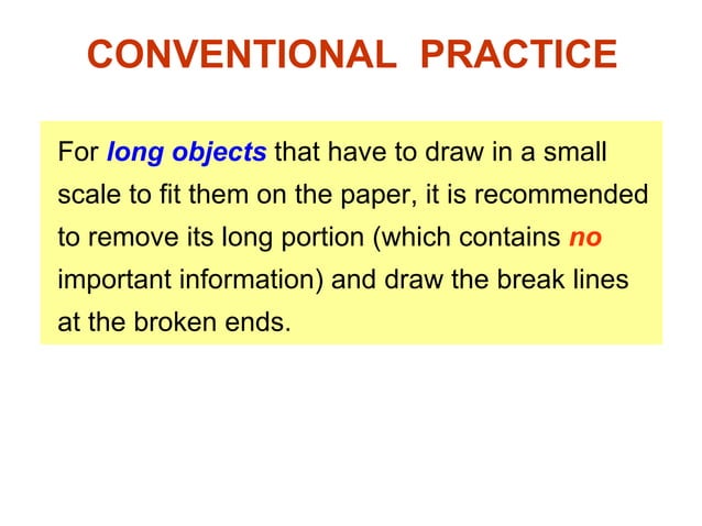 Engineering Drawing: Chapter 10 convention in section | PPT