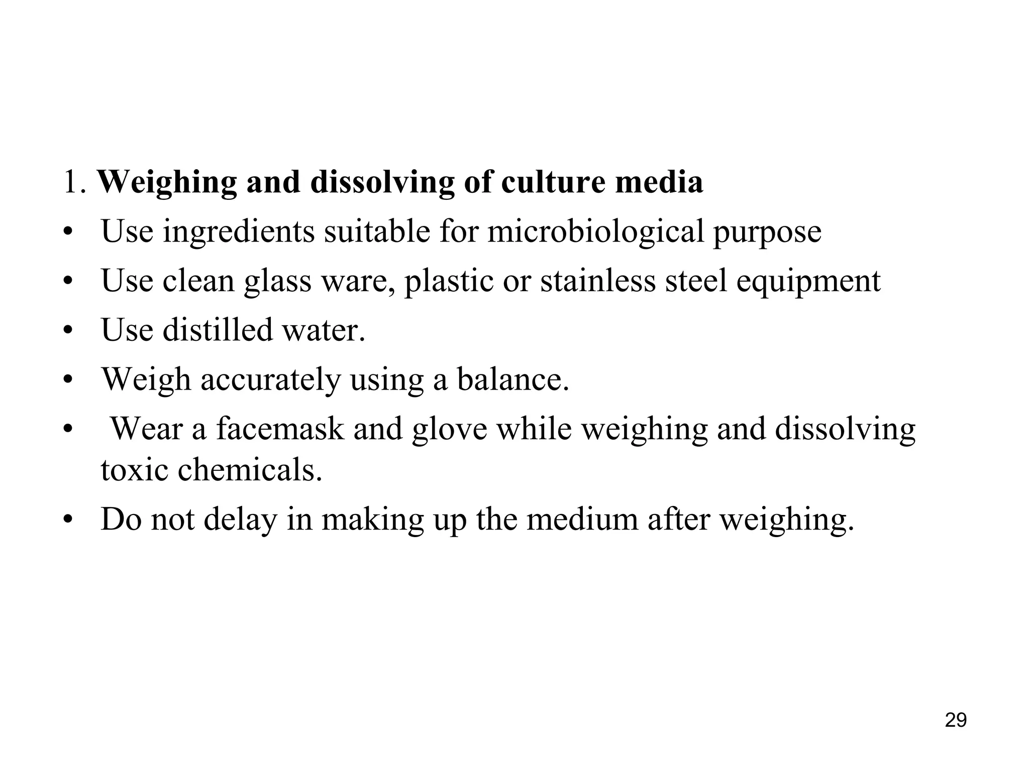 Chapter 10 Culture media preparation, inoculation.ppt