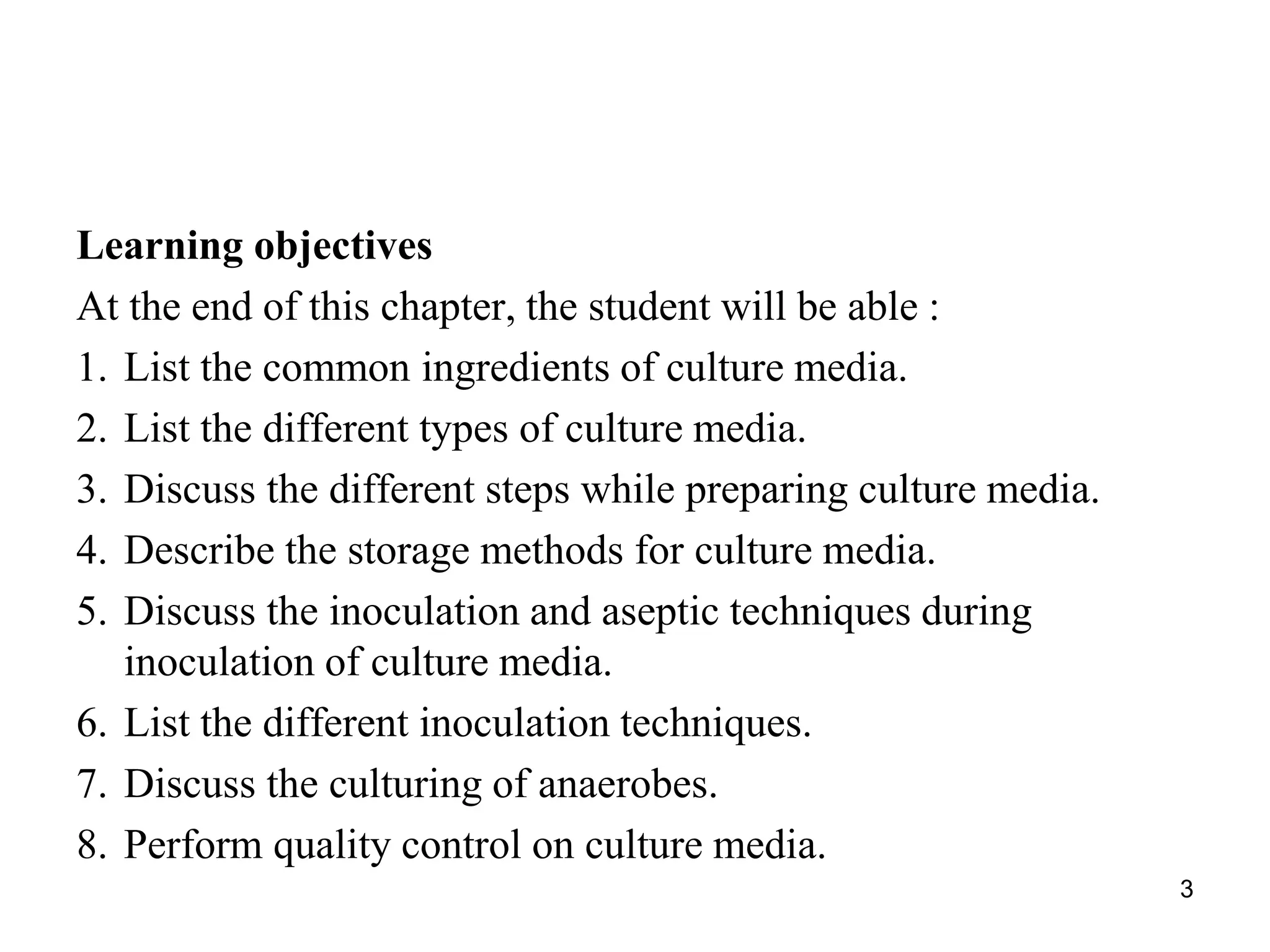 Chapter 10 Culture media preparation, inoculation.ppt