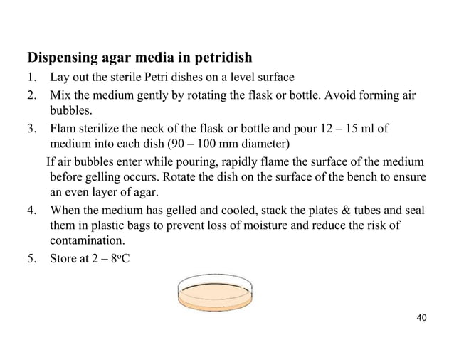 Chapter 10 Culture media preparation, inoculation.ppt