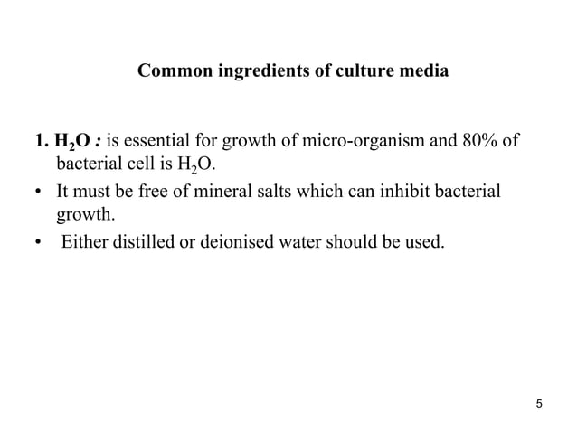 Chapter 10 Culture media preparation, inoculation.ppt