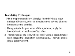 Chapter 10 Culture media preparation, inoculation.ppt