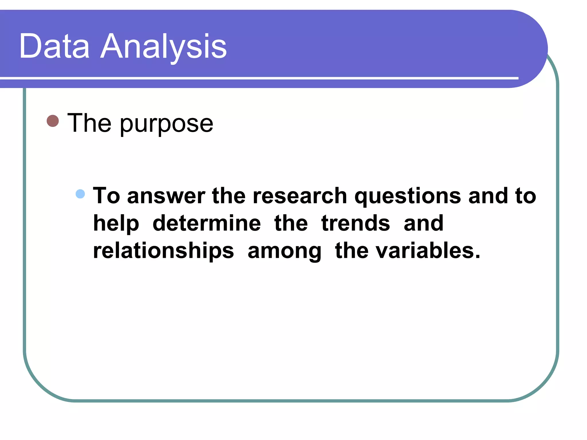 Chapter 10-DATA ANALYSIS & PRESENTATION | PPT