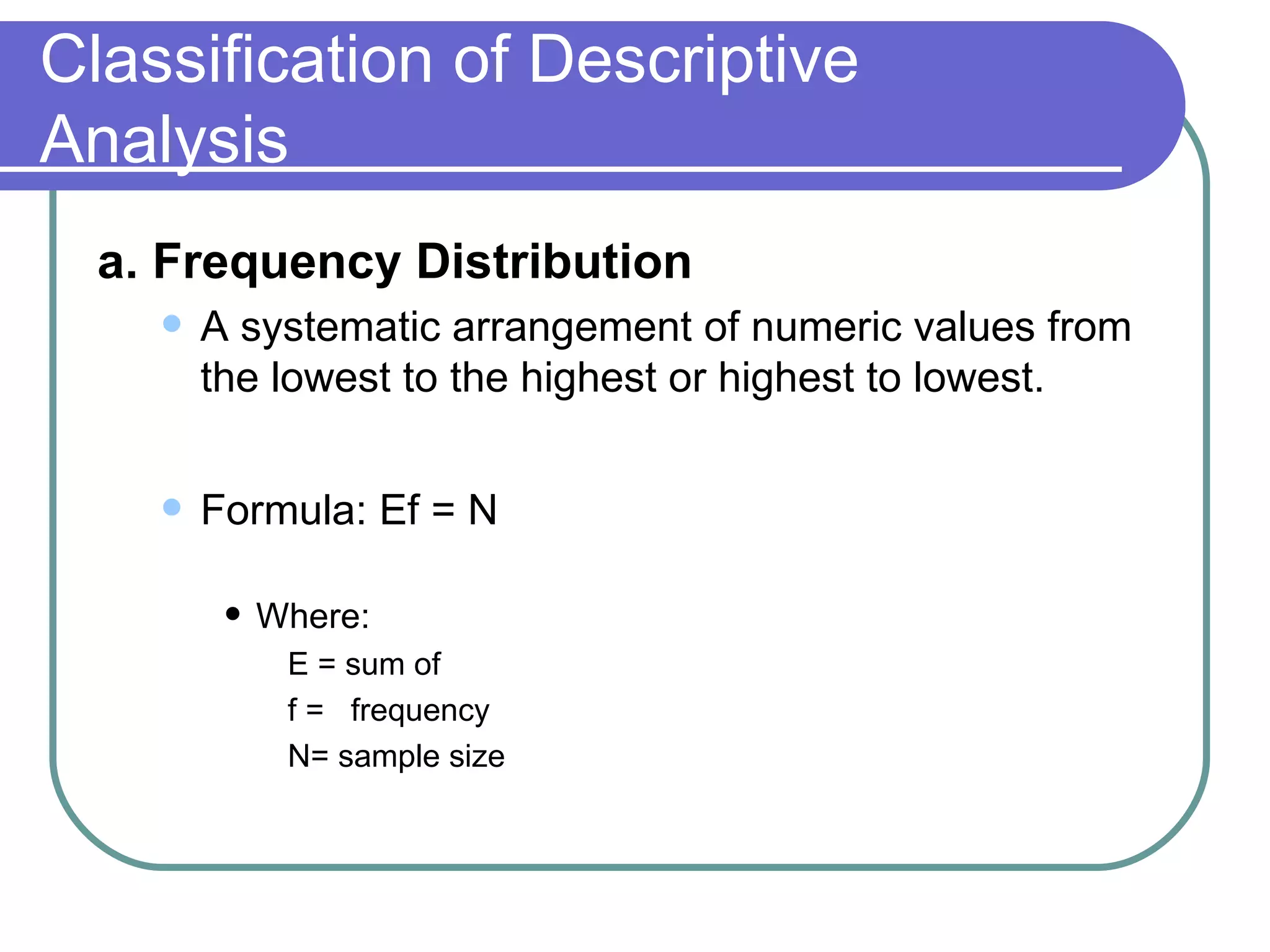 Chapter 10-DATA ANALYSIS & PRESENTATION | PPT