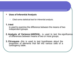 Chapter 10-DATA ANALYSIS & PRESENTATION | PPT