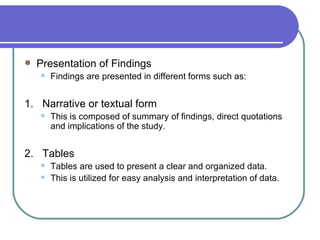 Chapter 10-DATA ANALYSIS & PRESENTATION | PPT