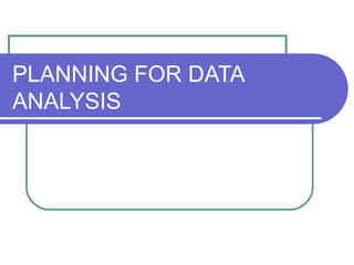 Chapter 10-DATA ANALYSIS & PRESENTATION | PPT