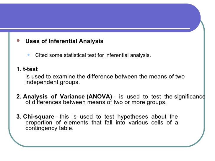 Chapter 10-DATA ANALYSIS & PRESENTATION
