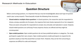Chapter 10 Data Collection Questionnaires and Surveys | PPTX