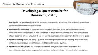 Chapter 10 Data Collection Questionnaires and Surveys | PPT