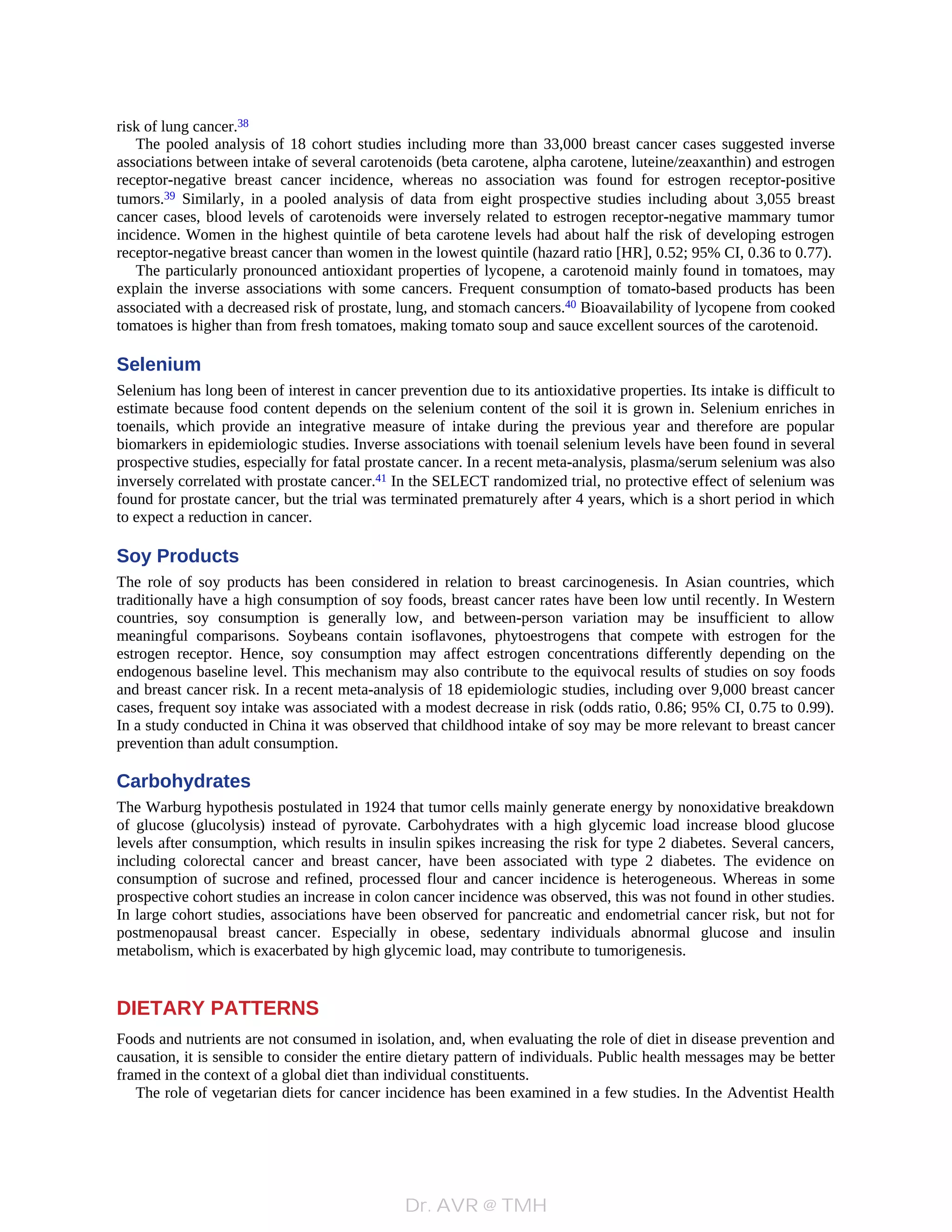 Chapter 10 diet and cancer | PDF