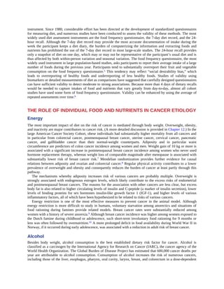 Chapter 10 diet and cancer | PDF