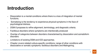 CHAPTER 10 Dissociative ,Somatoform.pptx