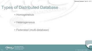 Distributed Database | PPTX