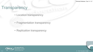 Distributed Database | PPTX