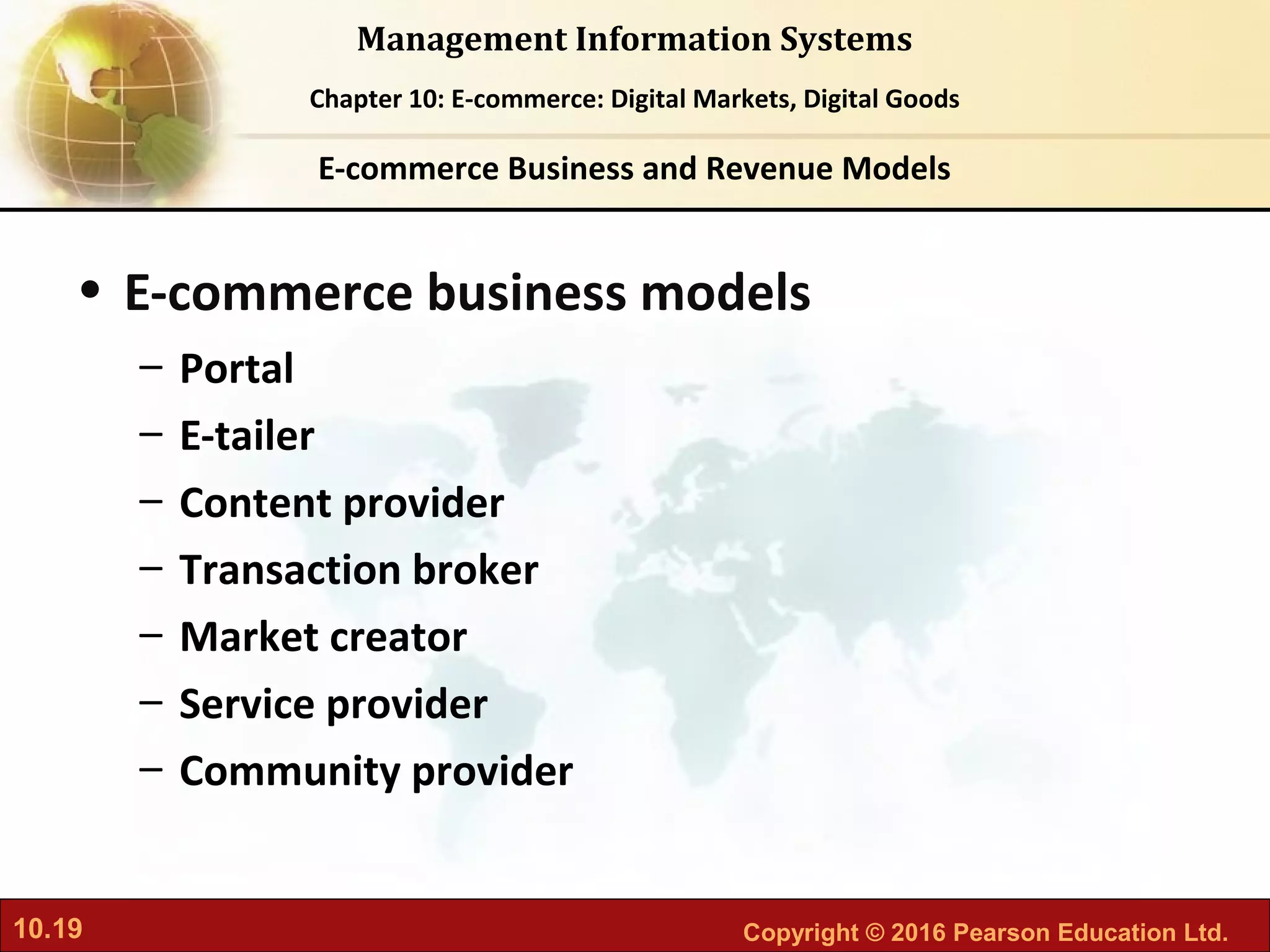 Chapter 10 ecommerce digital markets digital goods | PDF