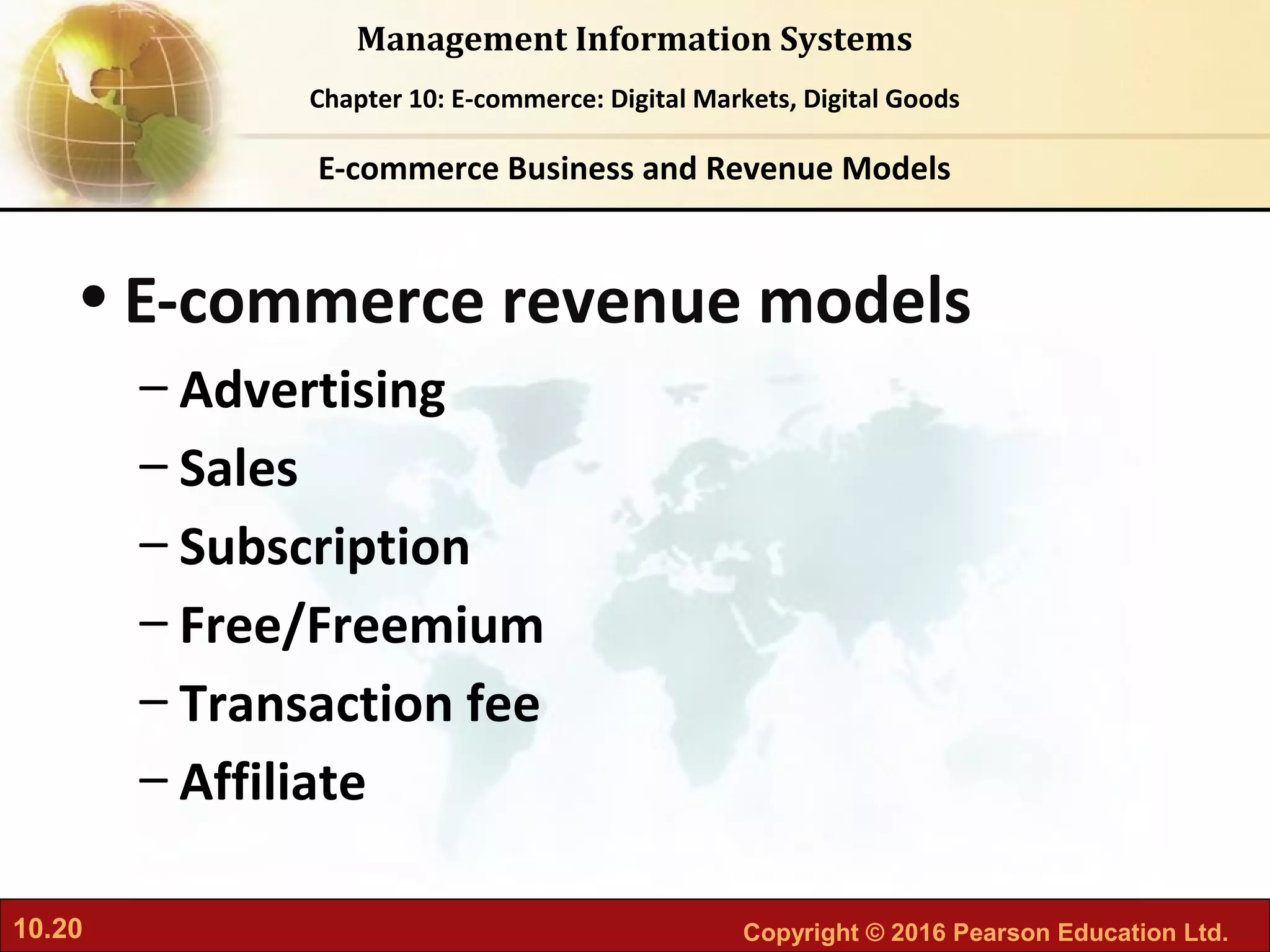 Chapter 10 ecommerce digital markets digital goods | PDF