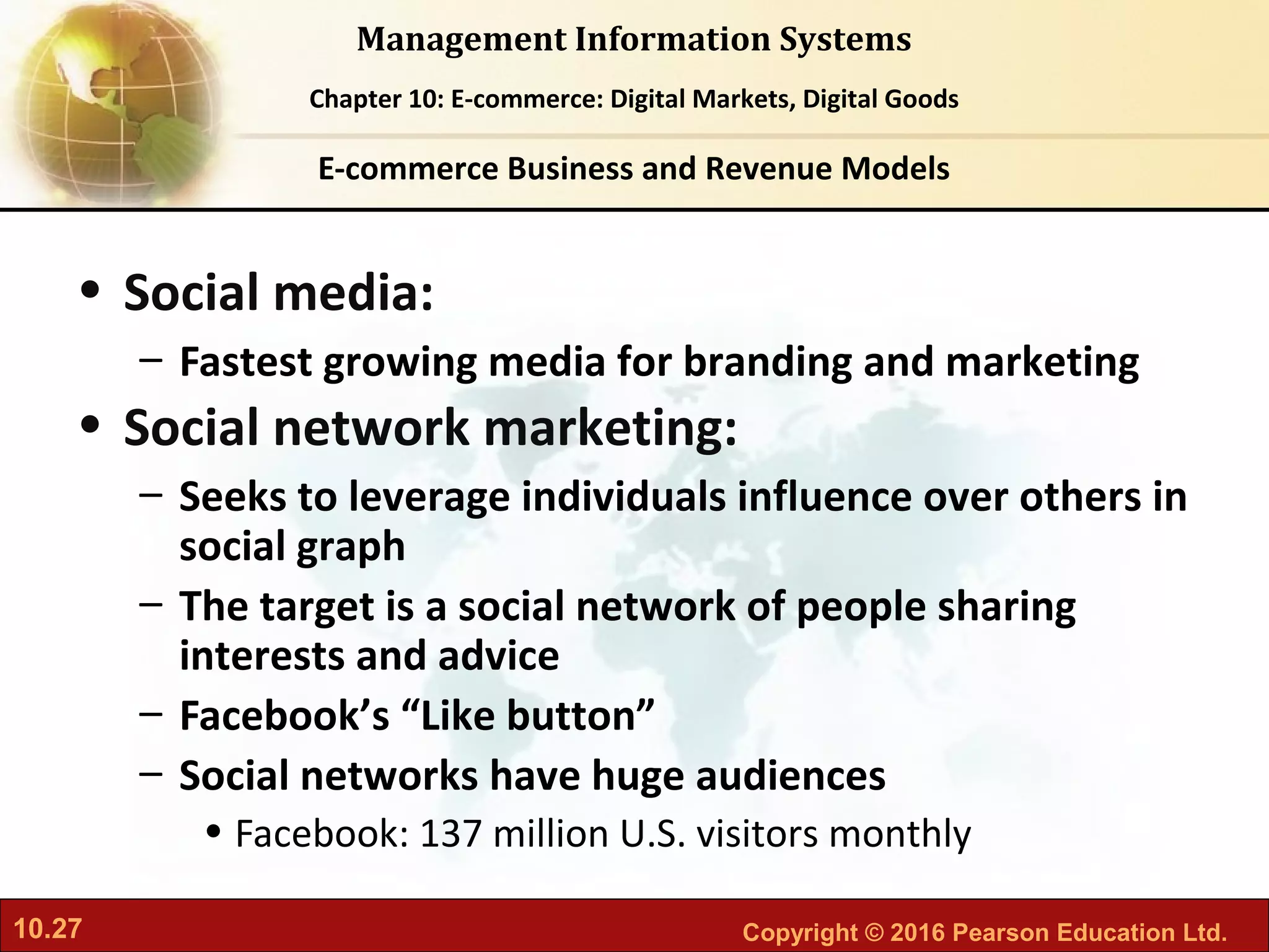 Chapter 10 ecommerce digital markets digital goods | PDF