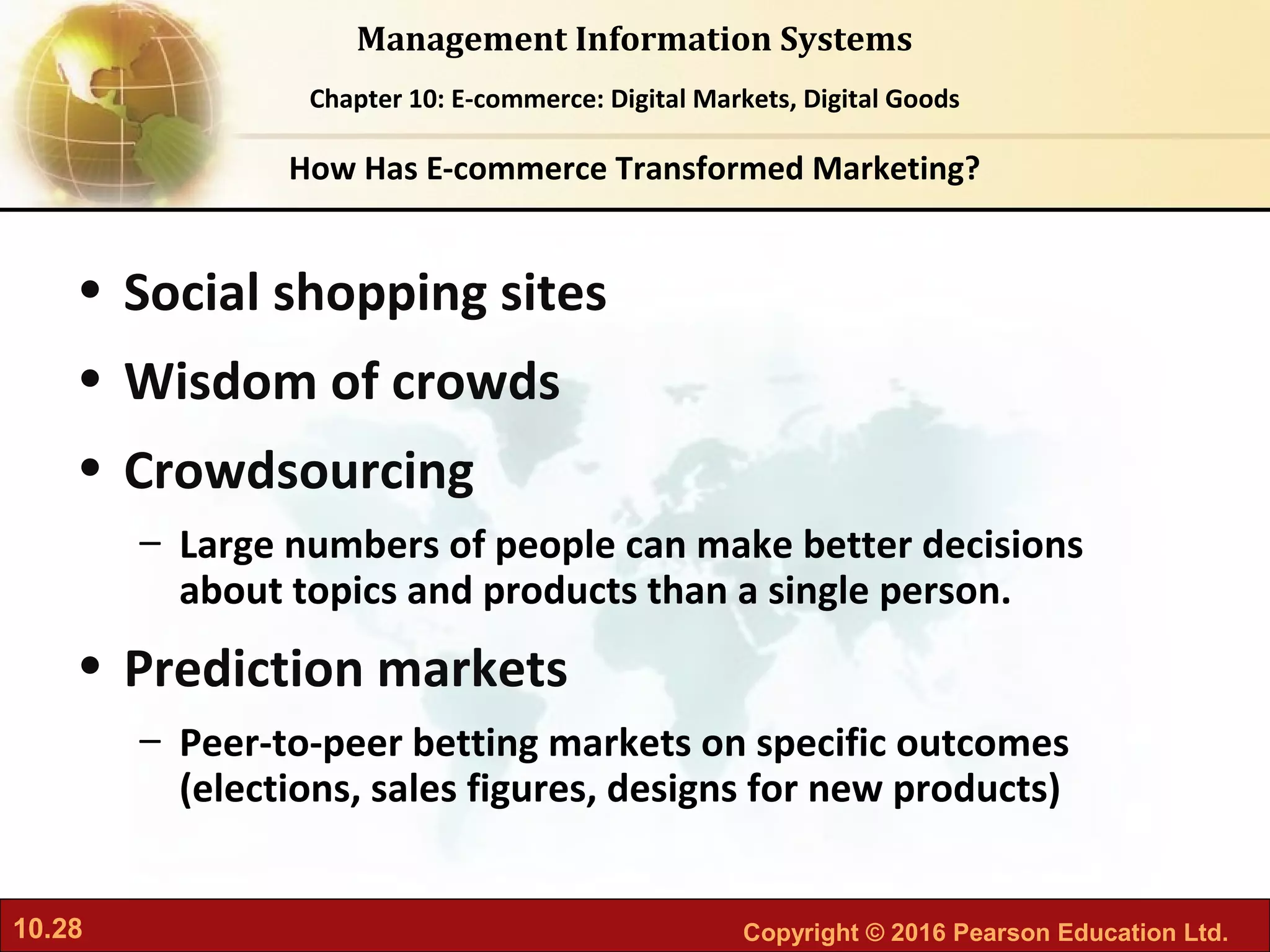 Chapter 10 ecommerce digital markets digital goods | PDF