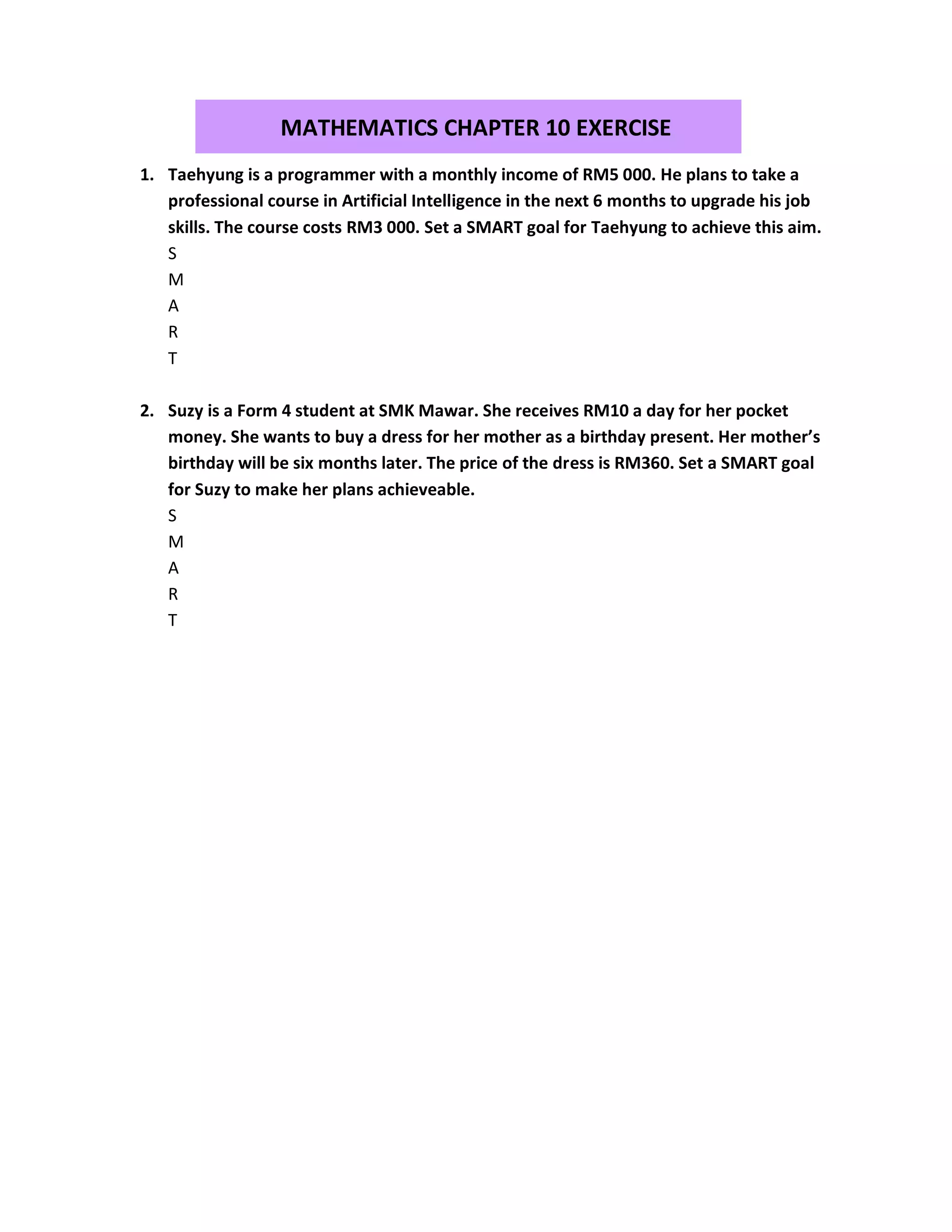 CONSUMER'S MATHEMATICS : FINANCIAL MANAGEMENT PROCESS | PDF