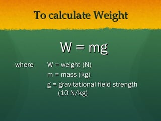 Chapter 10 - Force and Pressure Part 3 | PPT
