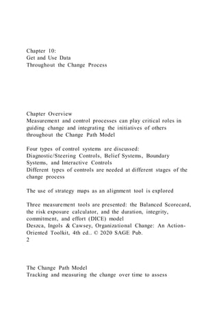 Chapter 10Get and Use Data Throughout the Change Process | DOCX