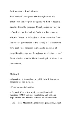 Chapter 10 Government Health Insurance Programs .docx | Health ...