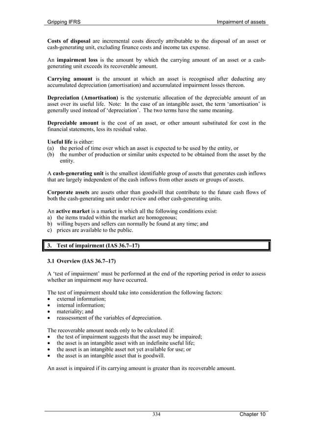 Chapter10 impairmentofassets2008 | PDF