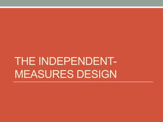 Independent samples t-test | PDF