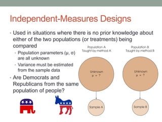 Independent samples t-test | PDF