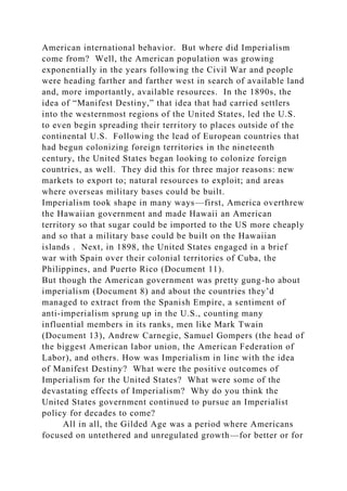 CHAPTER 10 INDUSTRIALIZATION AND IMPERIALISM, Growth and Strugg.docx