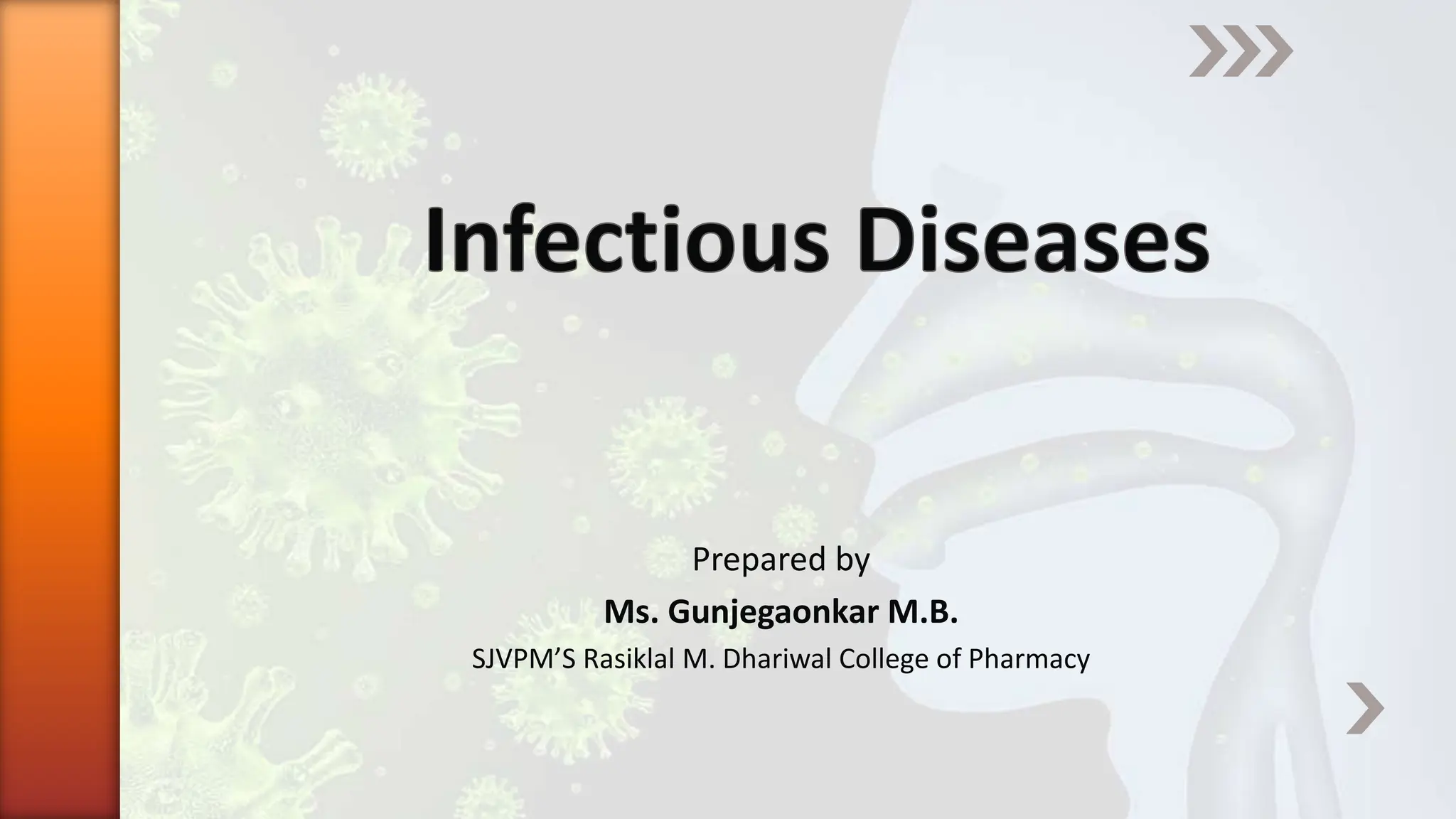 Chapter 10 Infectious disease.pptx infections disease | PPT