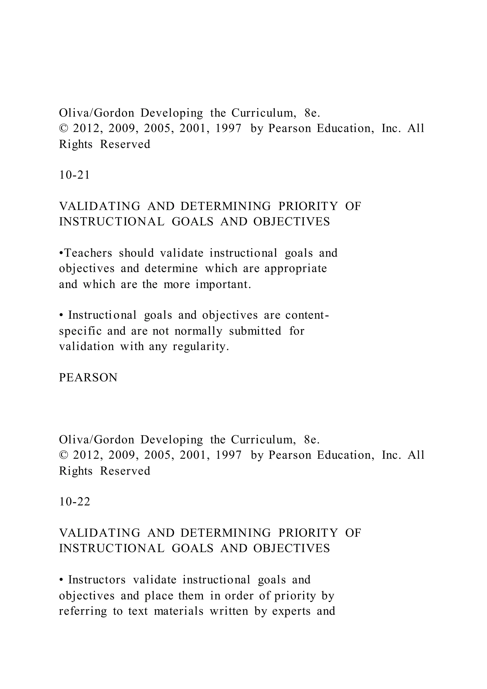 CHAPTER 10INSTRUCTIONAL GOALS AND OBJECTIVESDevelop | DOCX