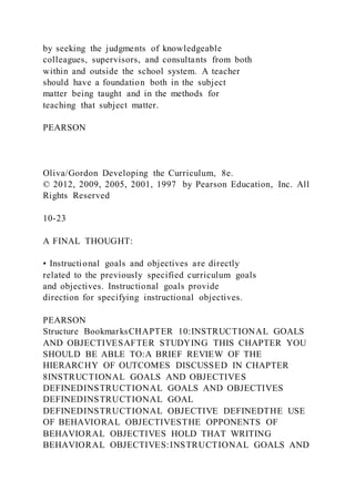CHAPTER 10INSTRUCTIONAL GOALS AND OBJECTIVESDevelop | DOCX