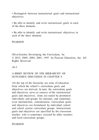 CHAPTER 10INSTRUCTIONAL GOALS AND OBJECTIVESDevelop | DOCX