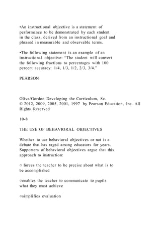 CHAPTER 10INSTRUCTIONAL GOALS AND OBJECTIVESDevelop | DOCX