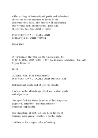 CHAPTER 10INSTRUCTIONAL GOALS AND OBJECTIVESDevelop | DOCX